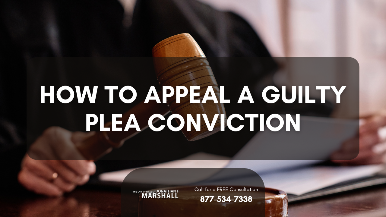 How to Appeal a Guilty Plea Conviction