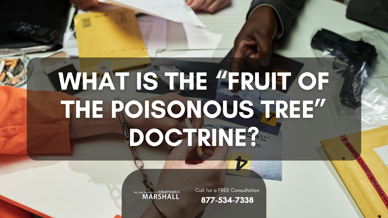 What Is the “Fruit of the Poisonous Tree” Doctrine? | Call Us Today