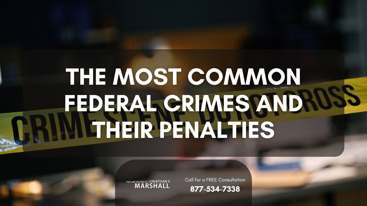 The Most Common Federal Crimes and Their Penalties | Call Us
